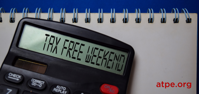 Tax-Free Weekend Is Coming! | ATPE
